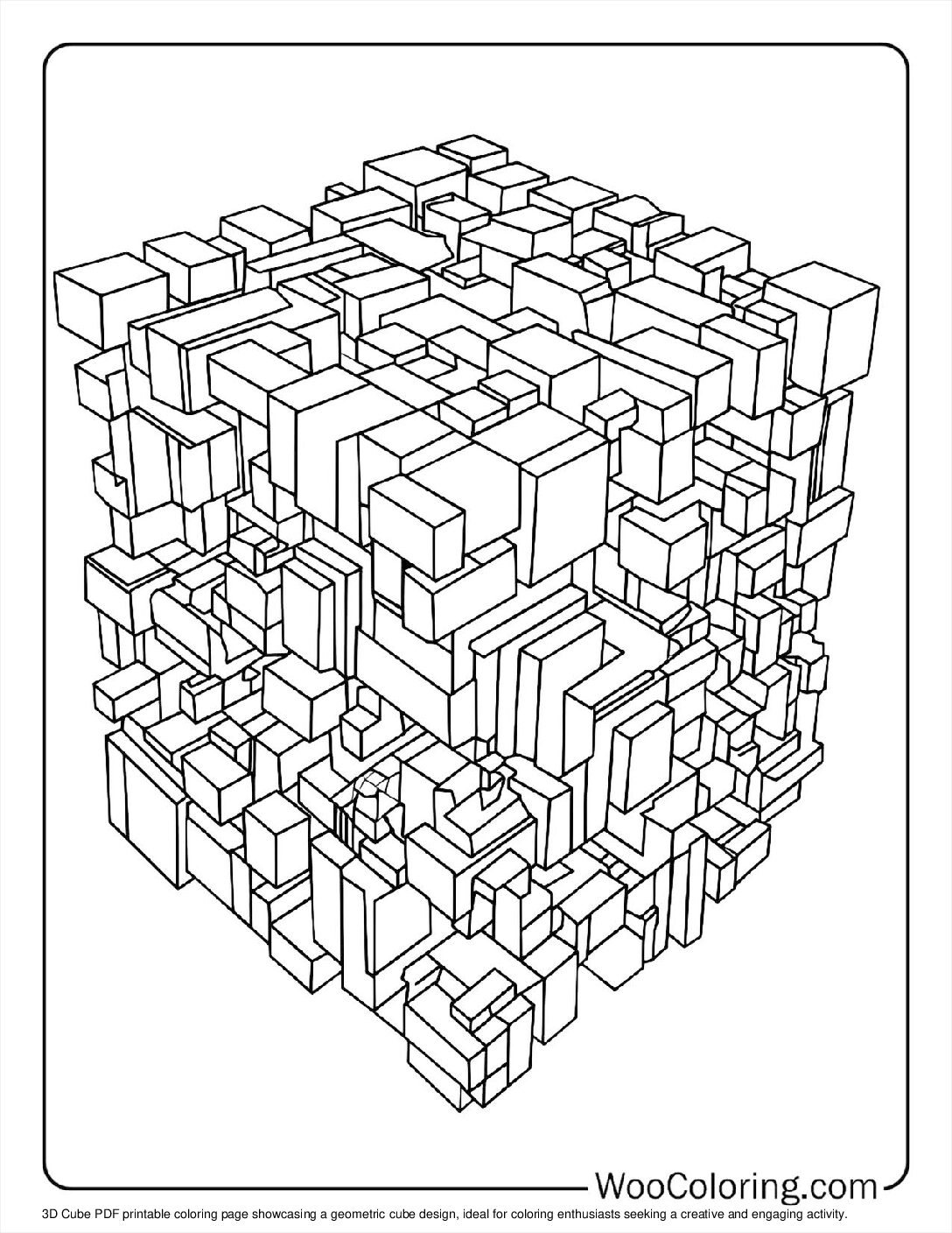 100+ Geometric coloring pages (Free PDF To Print) | Woo Coloring