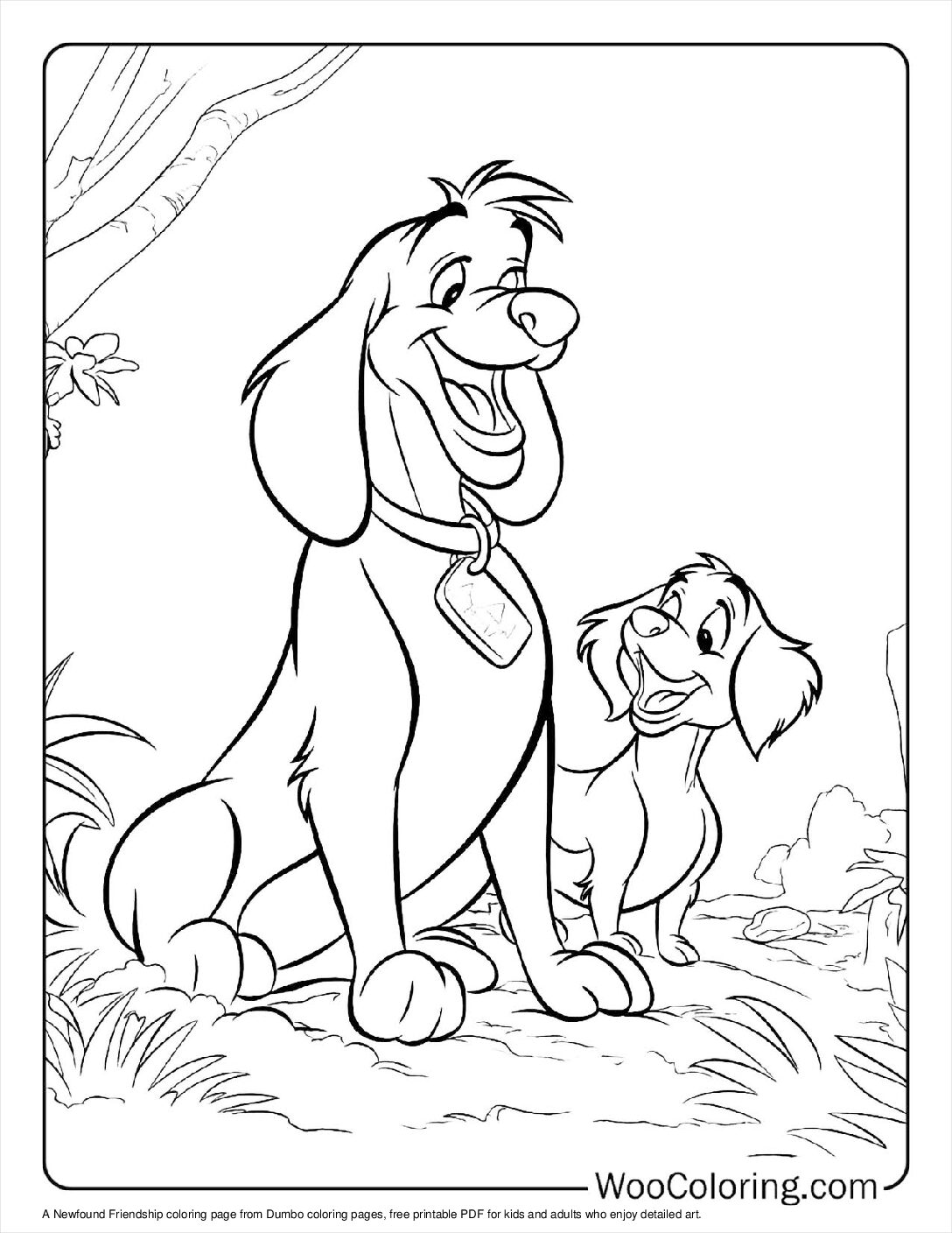 100+ Dumbo coloring pages (Free PDF To Print) | Woo Coloring