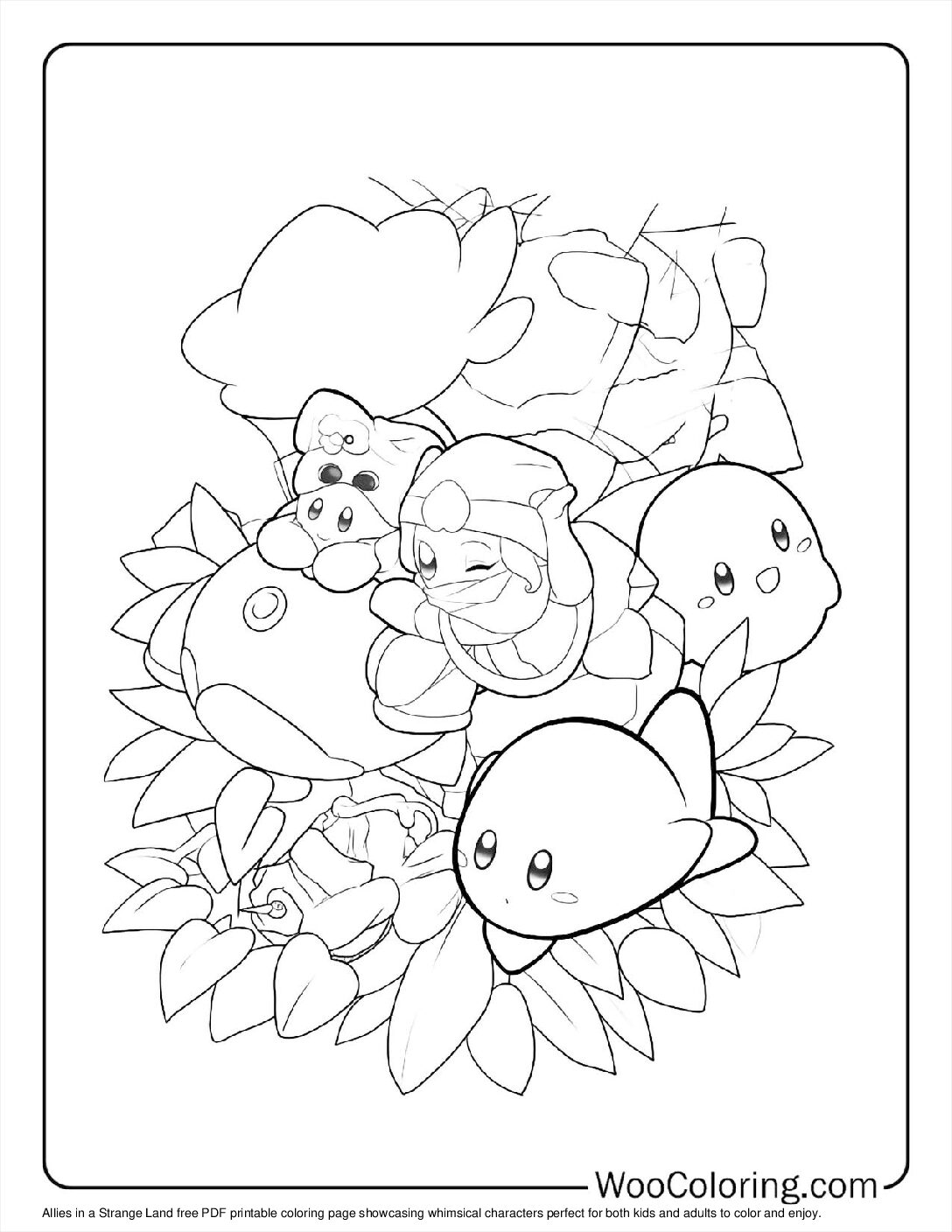 100+ Kirby coloring pages (Free PDF To Print) | Woo Coloring