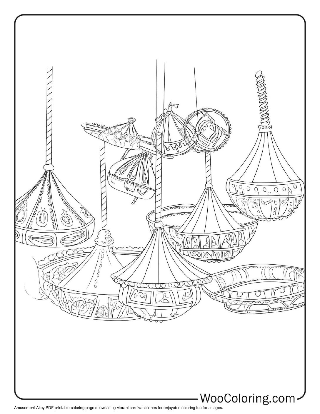 100+ Circus & Carnival coloring pages (Free PDF To Print) | Woo Coloring