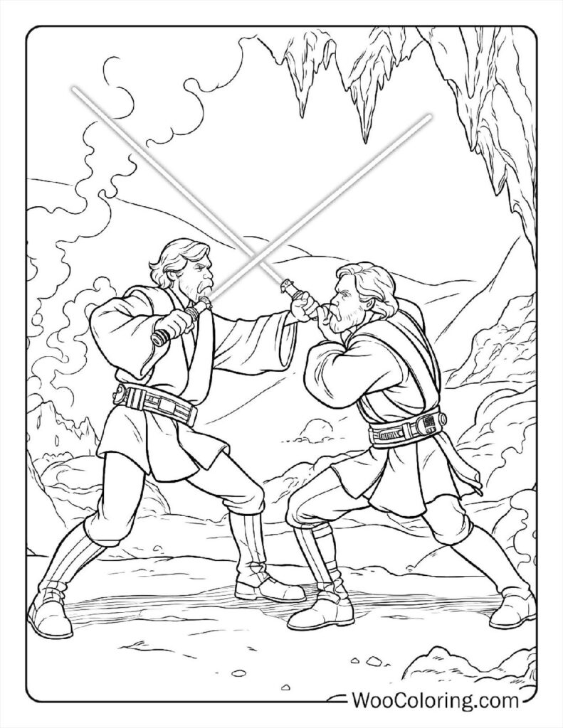 100+ Star Wars coloring pages (Free PDF To Print) | Woo Coloring