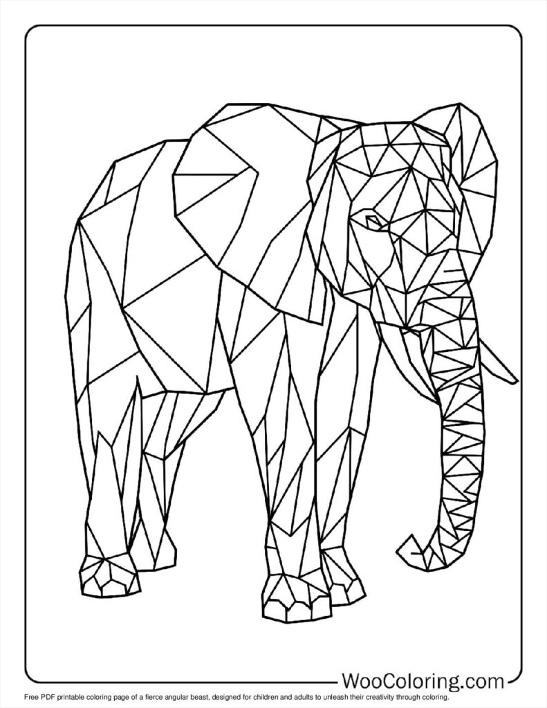 100+ Geometric coloring pages (Free PDF To Print) | Woo Coloring