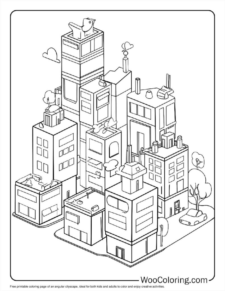 100+ Geometric coloring pages (Free PDF To Print) | Woo Coloring