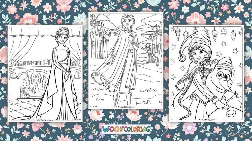 100+ Anna coloring pages (Free PDF To Print) | Woo Coloring