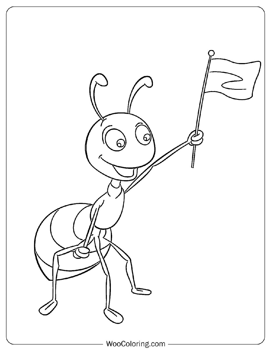 100+ Ant coloring pages (Free PDF To Print) | Woo Coloring