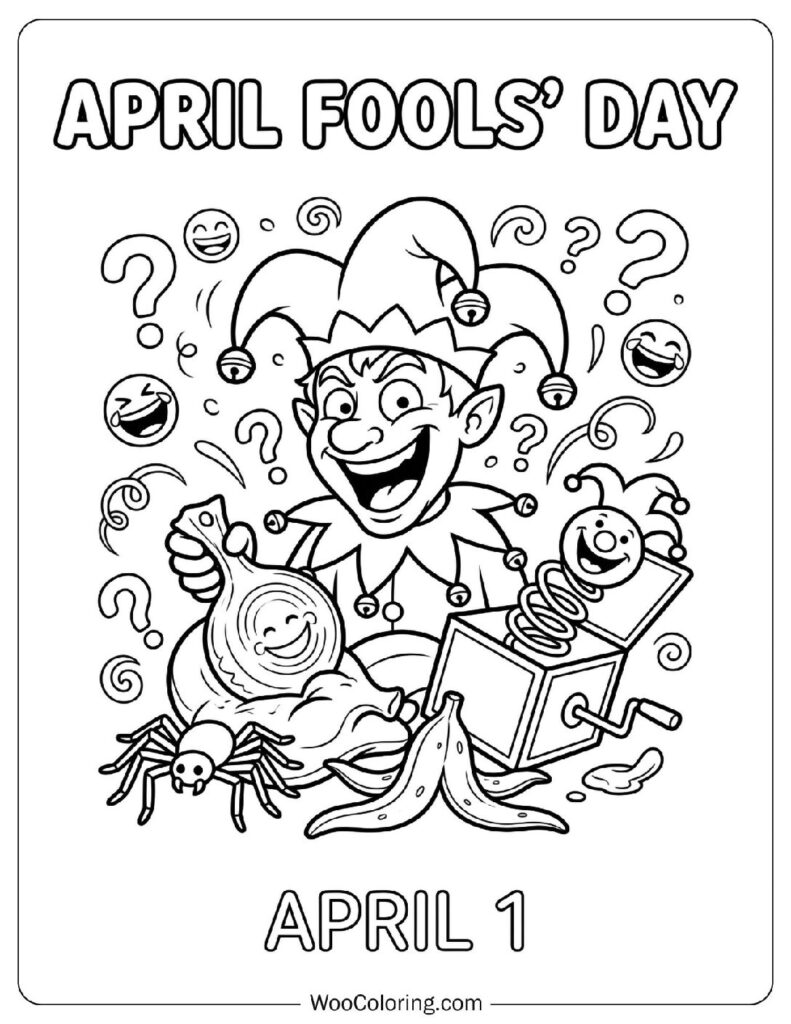 30 April Coloring Pages (Free PDF To Print) | Woo Coloring