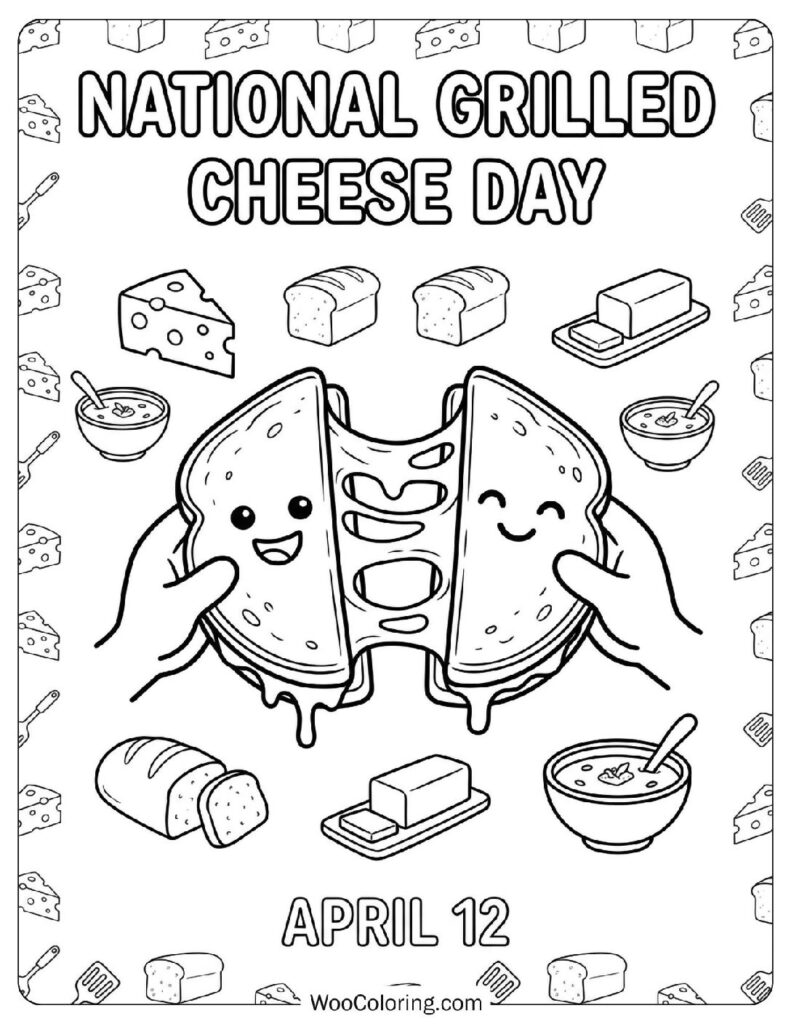 30 April Coloring Pages (Free PDF To Print) | Woo Coloring