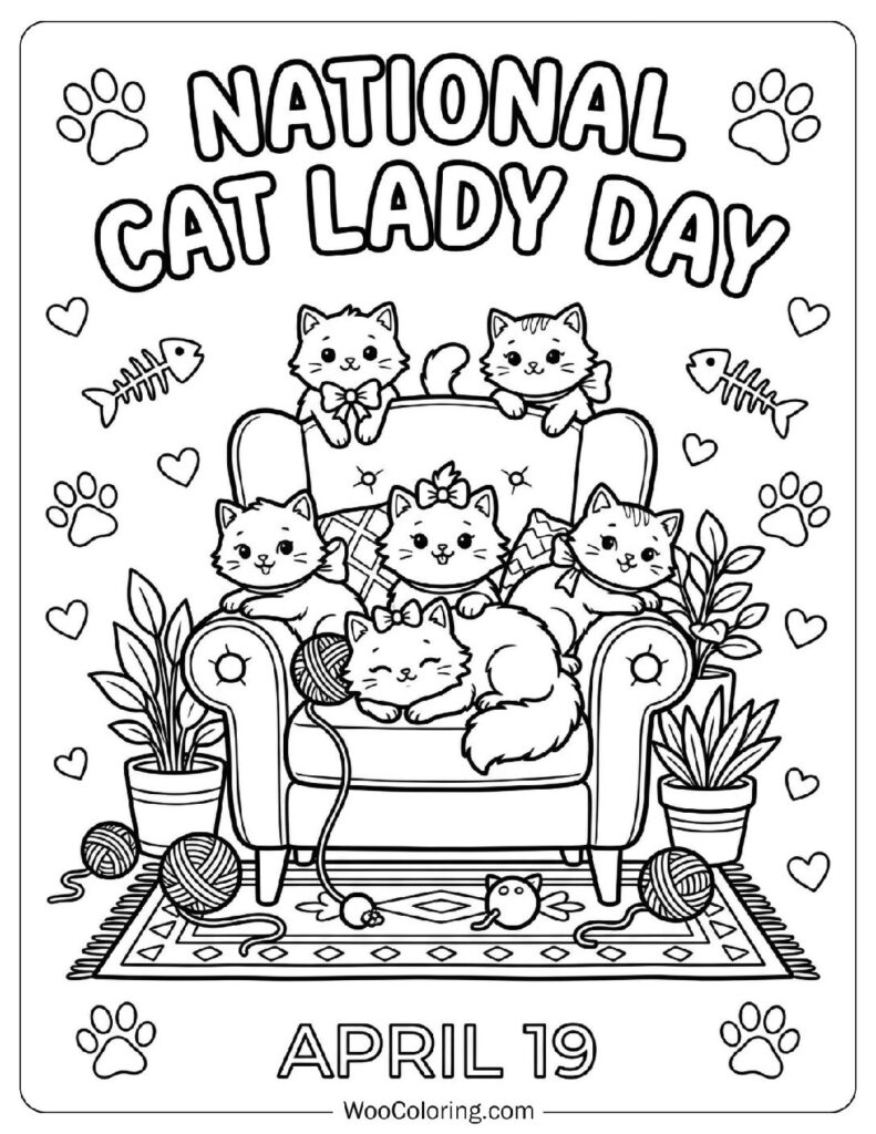 30 April Coloring Pages (Free PDF To Print) | Woo Coloring