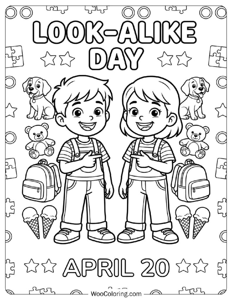 30 April Coloring Pages (Free PDF To Print) | Woo Coloring