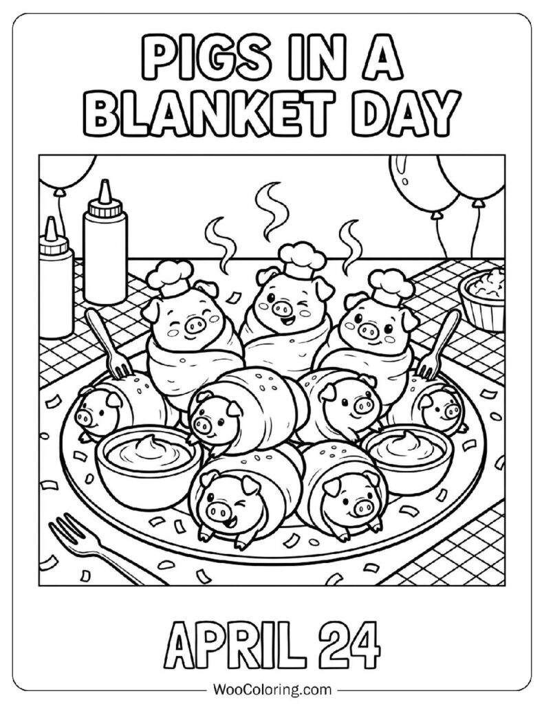 30 April Coloring Pages (Free PDF To Print) | Woo Coloring