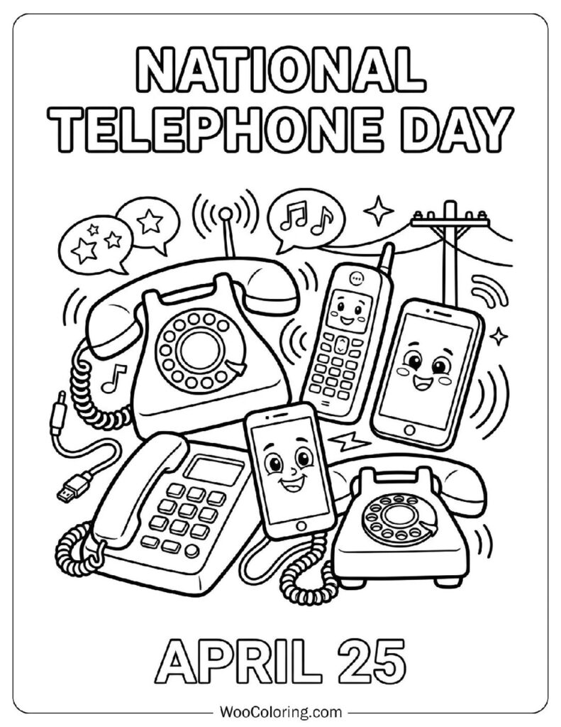 30 April Coloring Pages (Free PDF To Print) | Woo Coloring