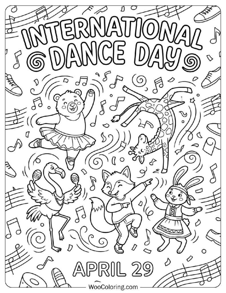 30 April Coloring Pages (Free PDF To Print) | Woo Coloring