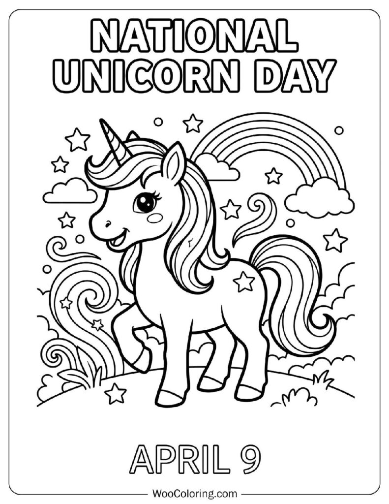 30 April Coloring Pages (Free PDF To Print) | Woo Coloring