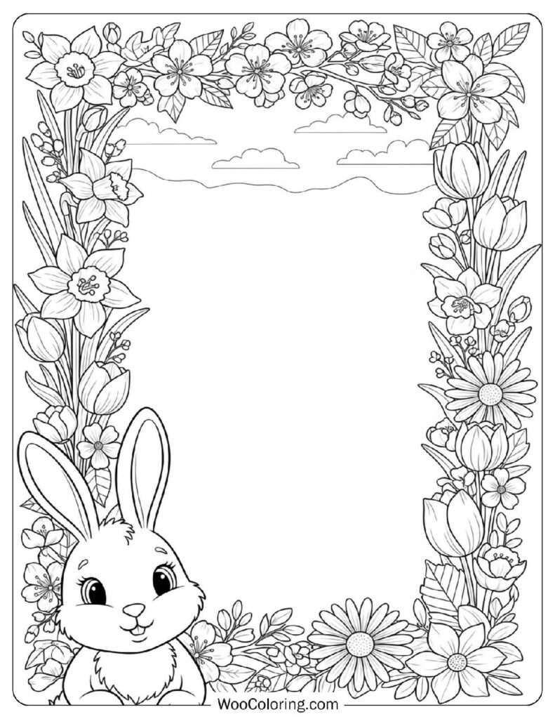 300 Spring coloring pages (Free PDF To Print) | Woo Coloring