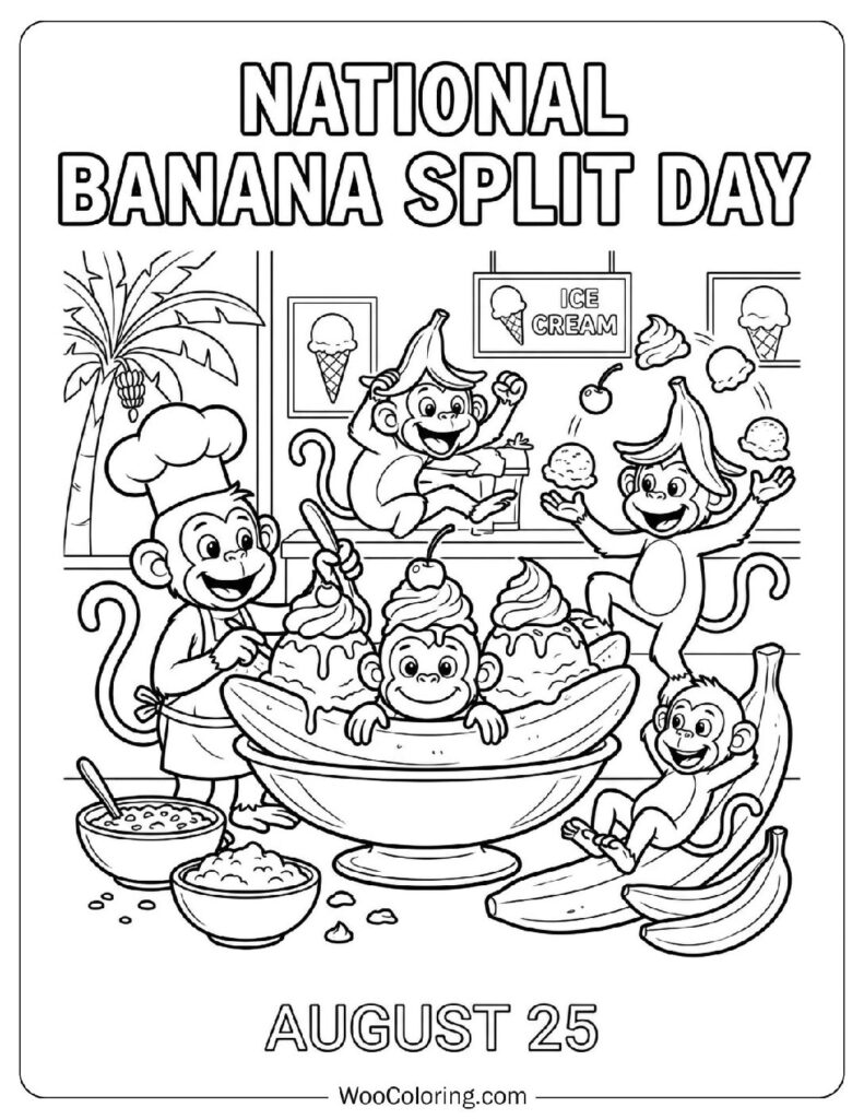 31 August Coloring Pages (Free PDF To Print) | Woo Coloring
