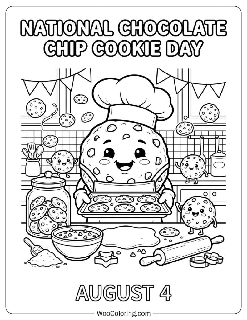 31 August Coloring Pages (Free PDF To Print) | Woo Coloring