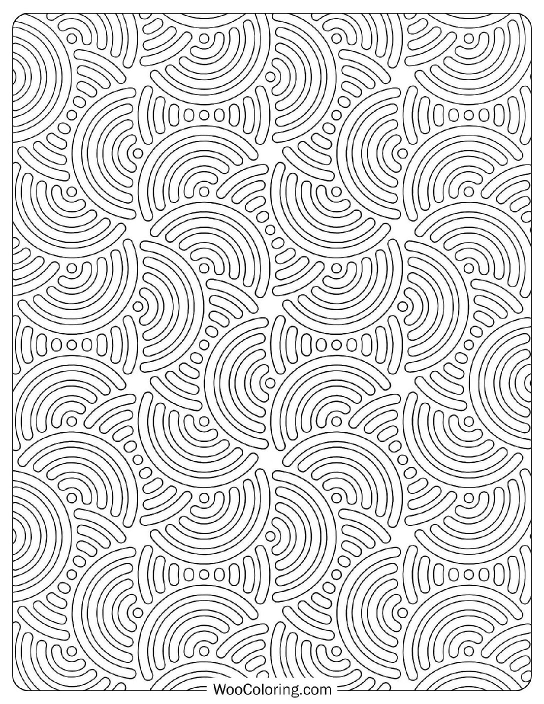 22 Pattern Coloring Pages (Free PDF To Print) | Woo Coloring