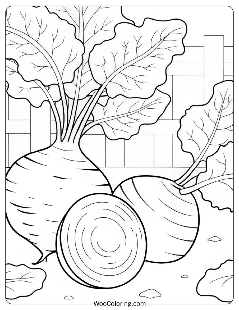 28 Vegetable Coloring Pages (Free PDF To Print) | Woo Coloring