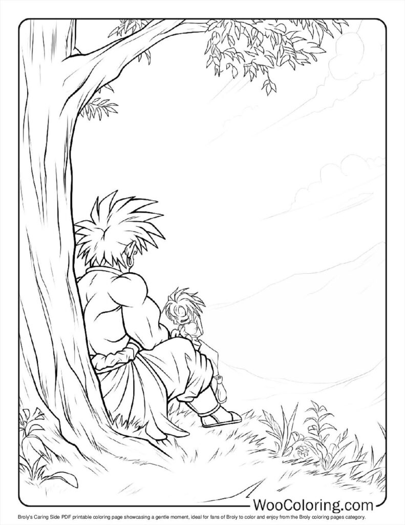 100+ Broly coloring pages (Free PDF To Print) | Woo Coloring