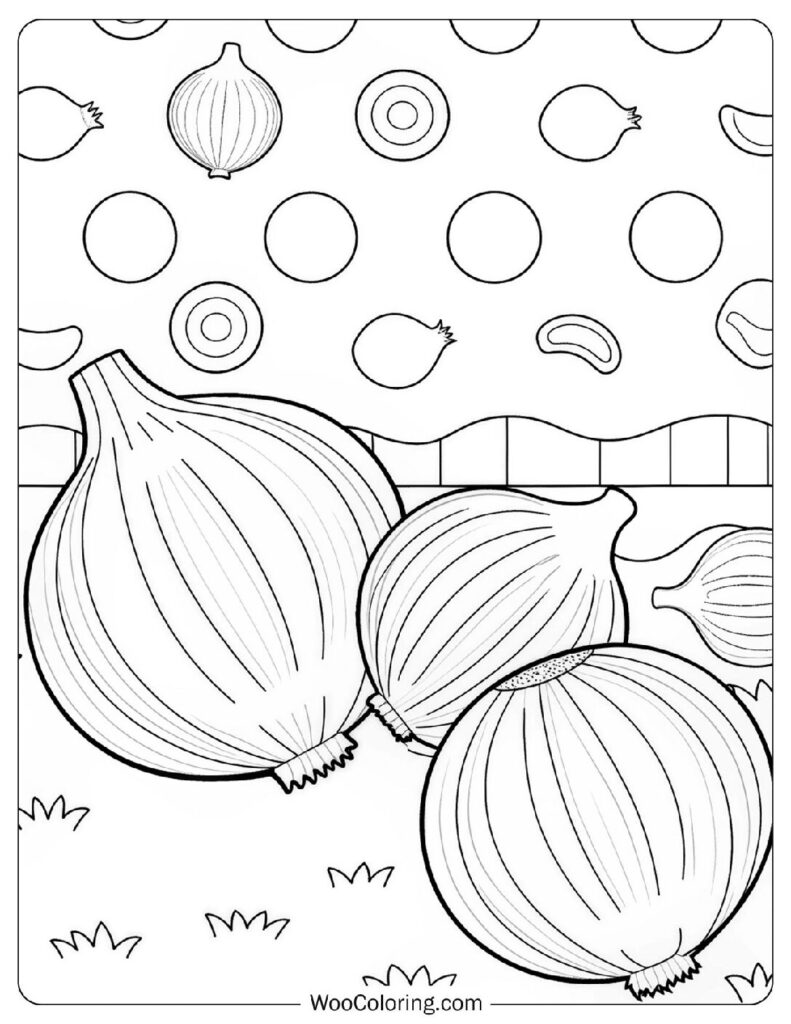 28 Vegetable Coloring Pages (Free PDF To Print) | Woo Coloring