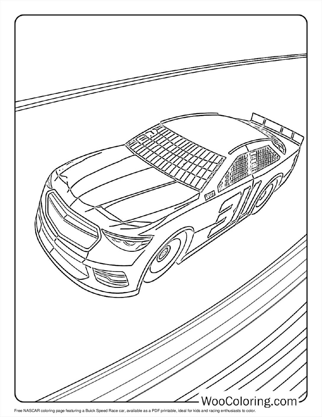 100+ NASCAR coloring pages (Free PDF To Print) | Woo Coloring