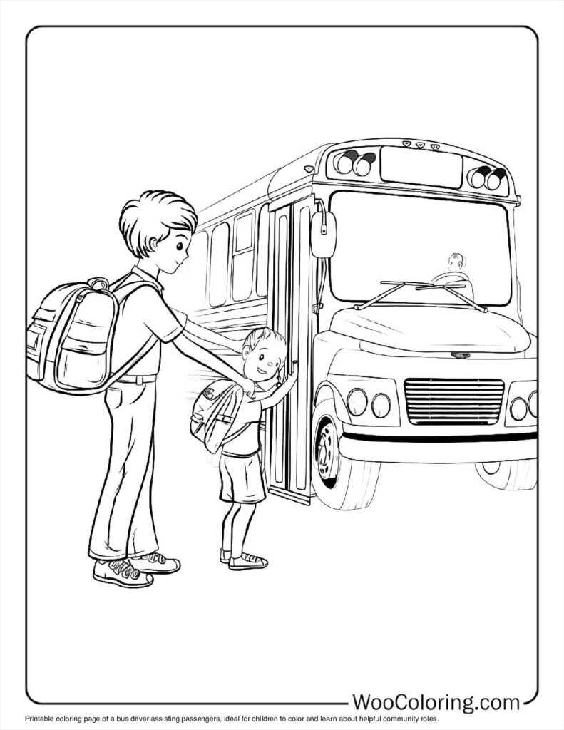 100+ School Bus coloring pages (Free PDF To Print) | Woo Coloring