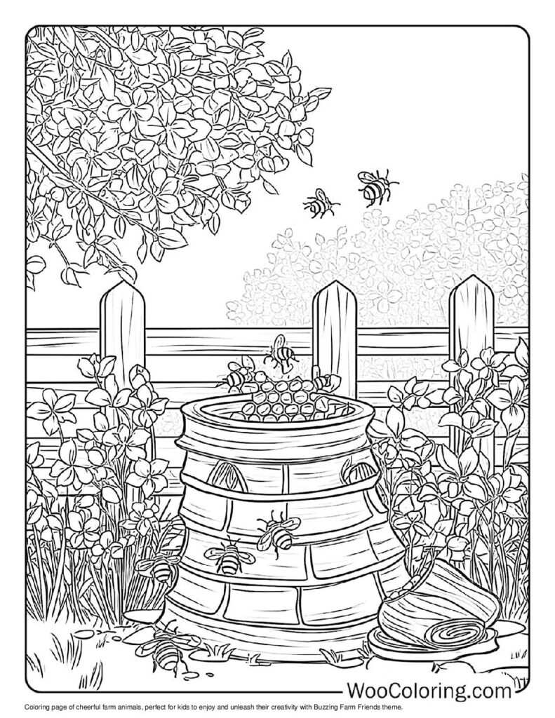 100+ Farm coloring pages (Free PDF To Print) | Woo Coloring