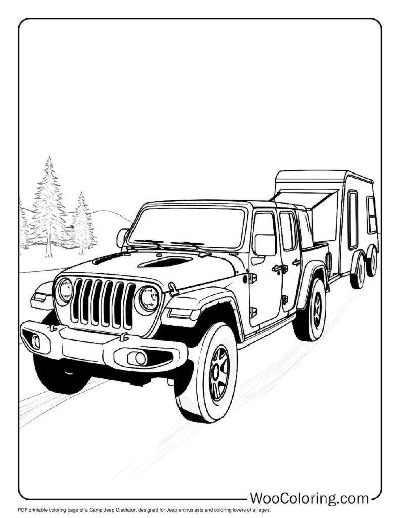 100+ Jeep coloring pages (Free PDF To Print) | Woo Coloring