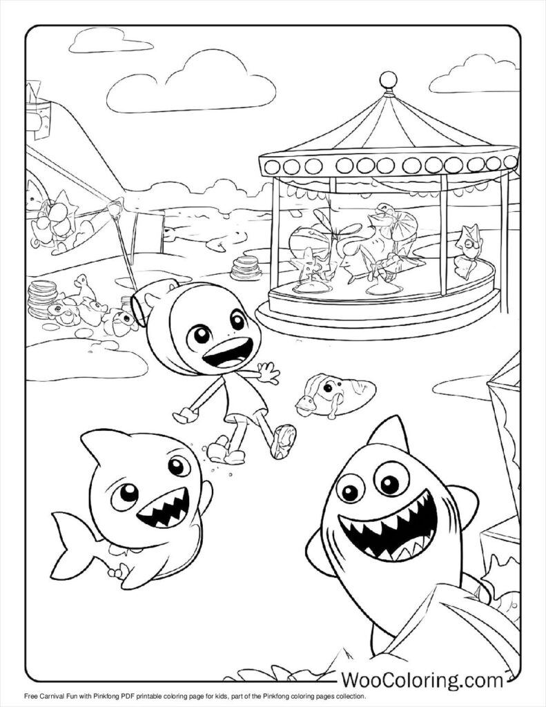 100+ Pinkfong coloring pages (Free PDF To Print) | Woo Coloring