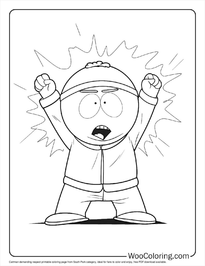 100+ South Park coloring pages (Free PDF To Print) | Woo Coloring