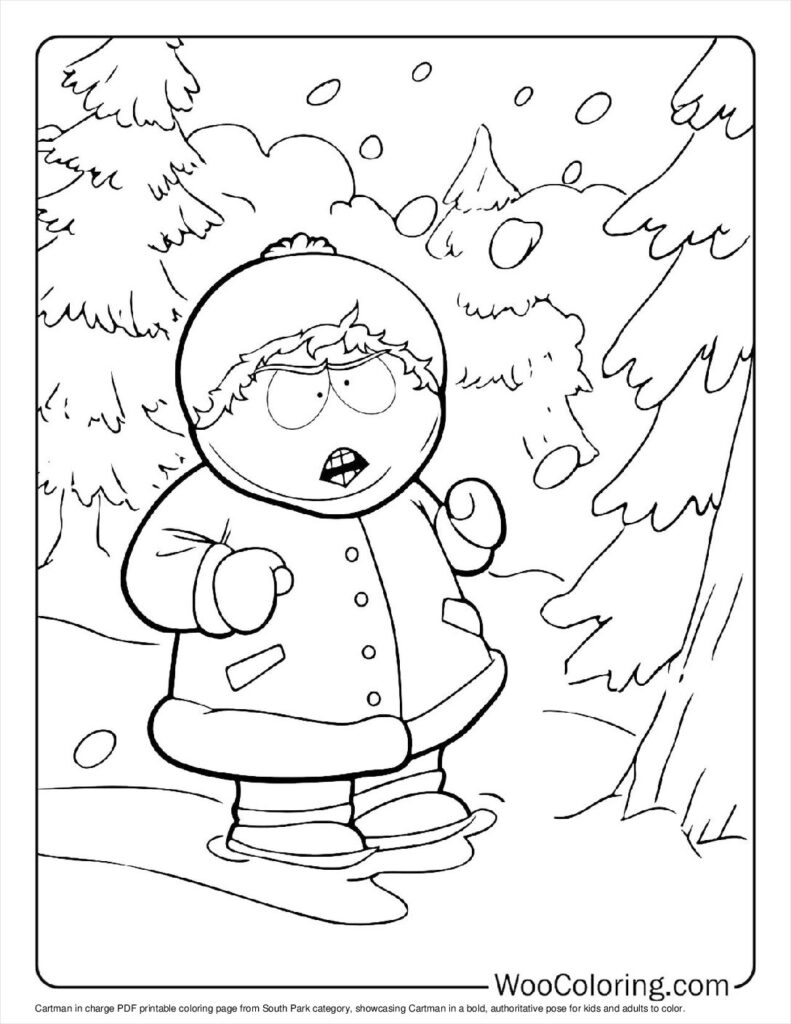 100+ South Park coloring pages (Free PDF To Print) | Woo Coloring