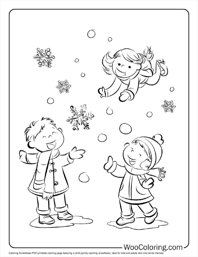 100+ Snowflake coloring pages (Free PDF To Print) | Woo Coloring