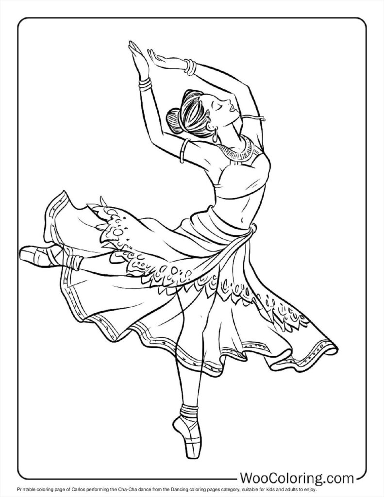 100+ Dancing coloring pages (Free PDF To Print) | Woo Coloring