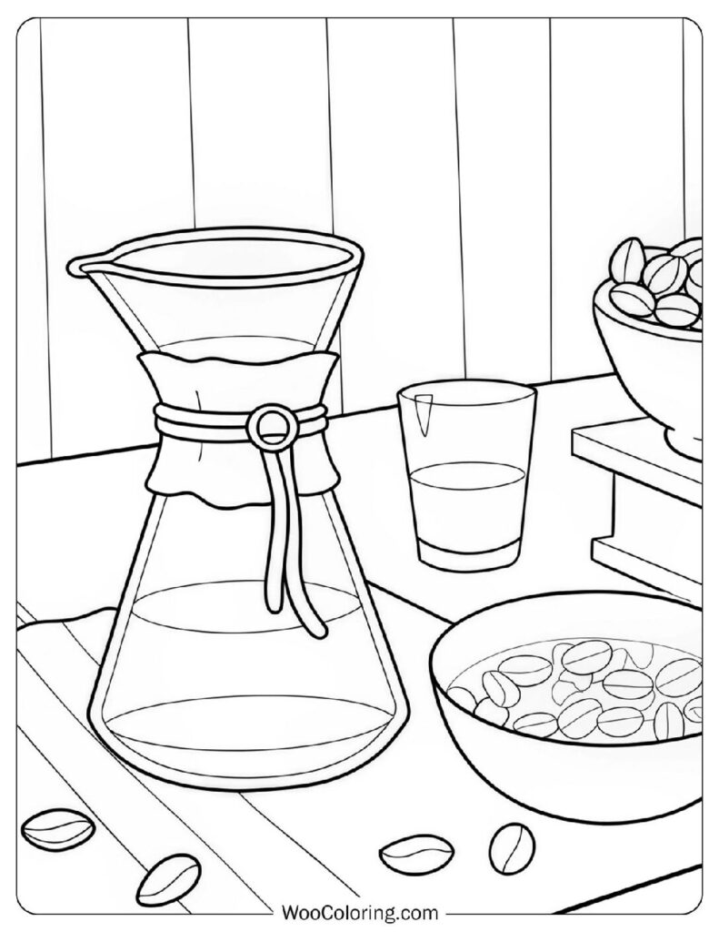 34 Coffee Coloring Pages (Free PDF To Print) | Woo Coloring