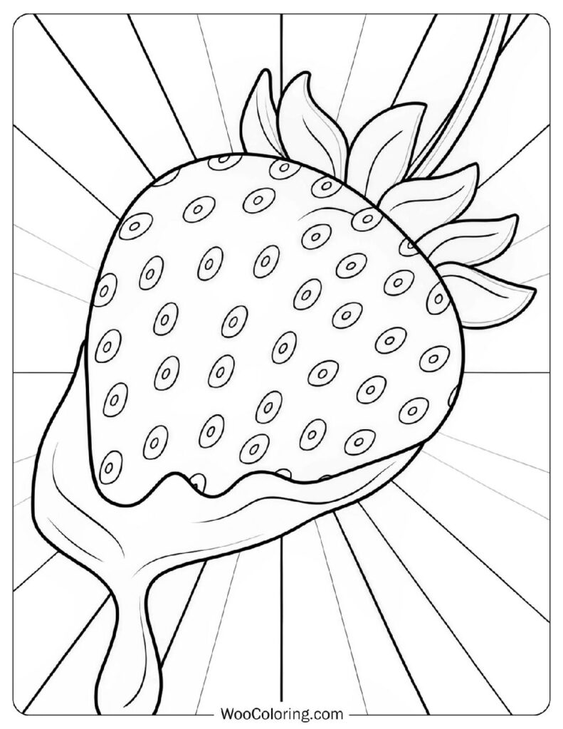 26 Strawberry Coloring Pages (Free PDF To Print) | Woo Coloring