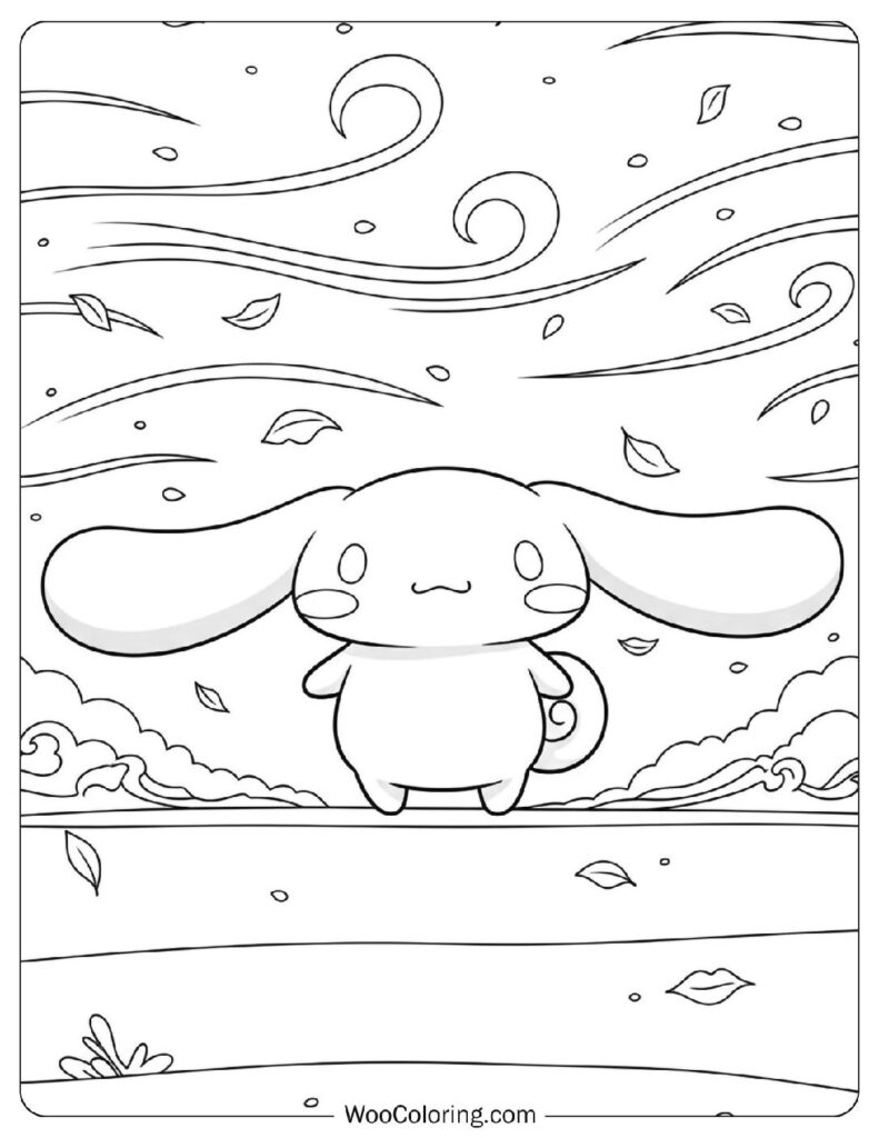 sanrio coloring pages cinnamoroll