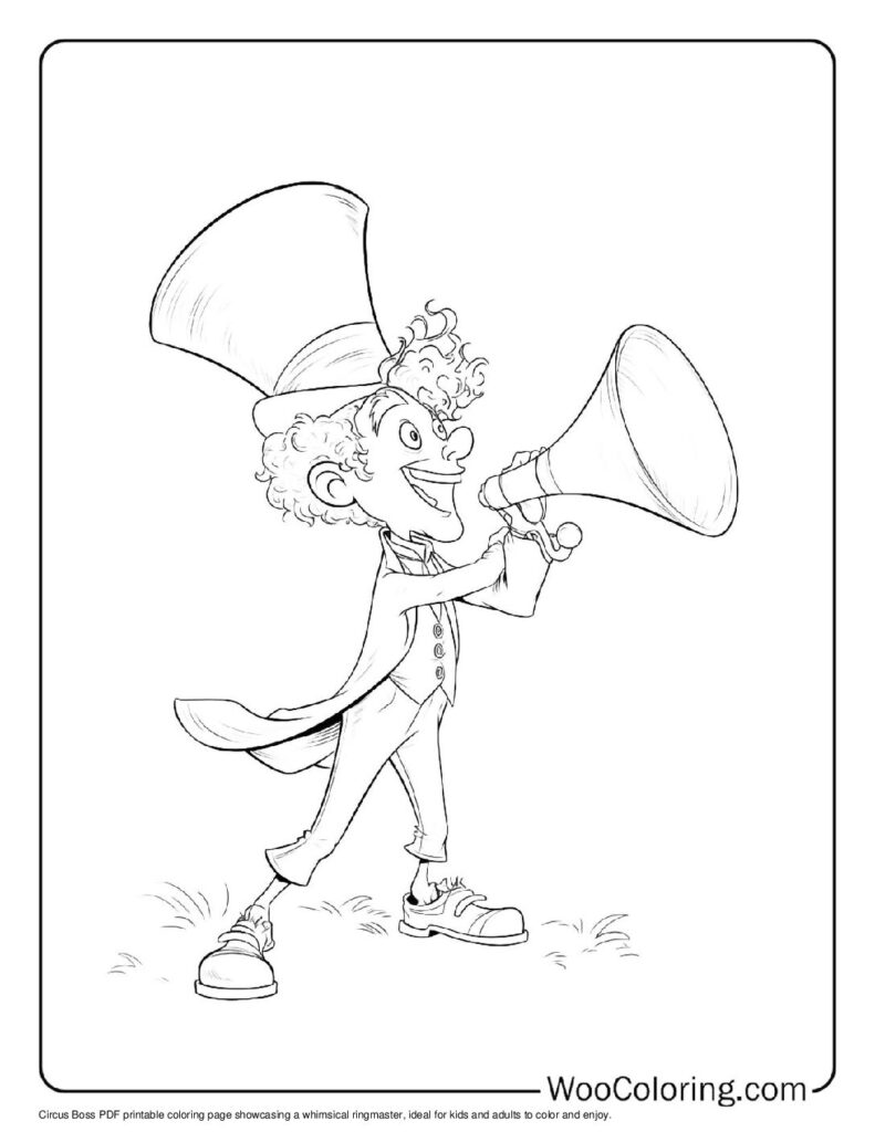 100+ Circus & Carnival coloring pages (Free PDF To Print) | Woo Coloring
