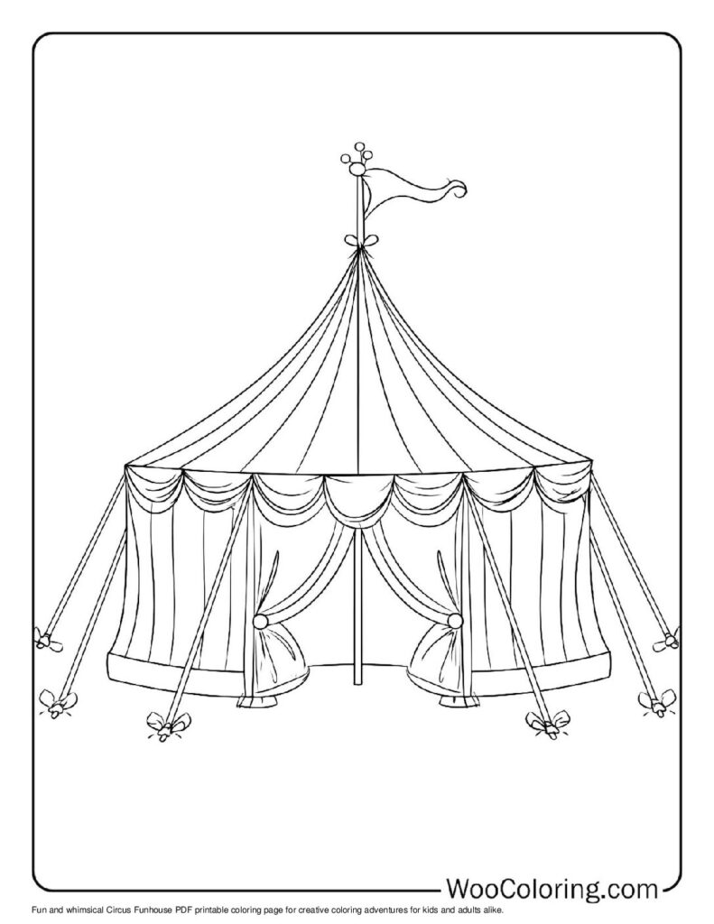 100+ Circus & Carnival coloring pages (Free PDF To Print) | Woo Coloring