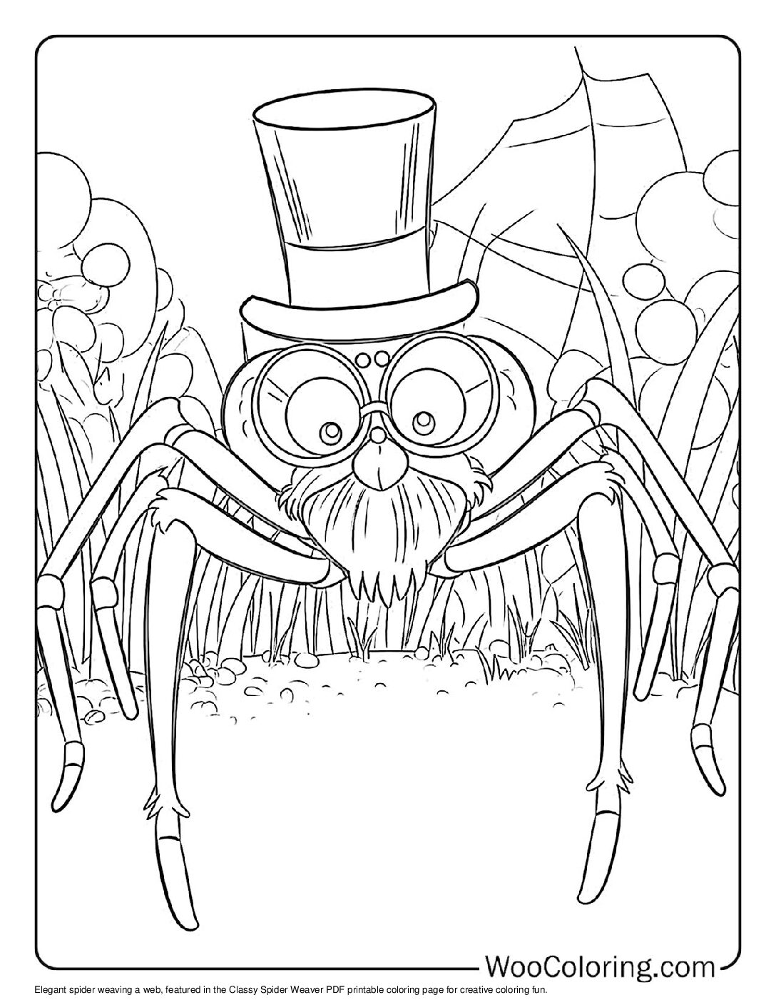 100+ Spider coloring pages (Free PDF To Print) | Woo Coloring