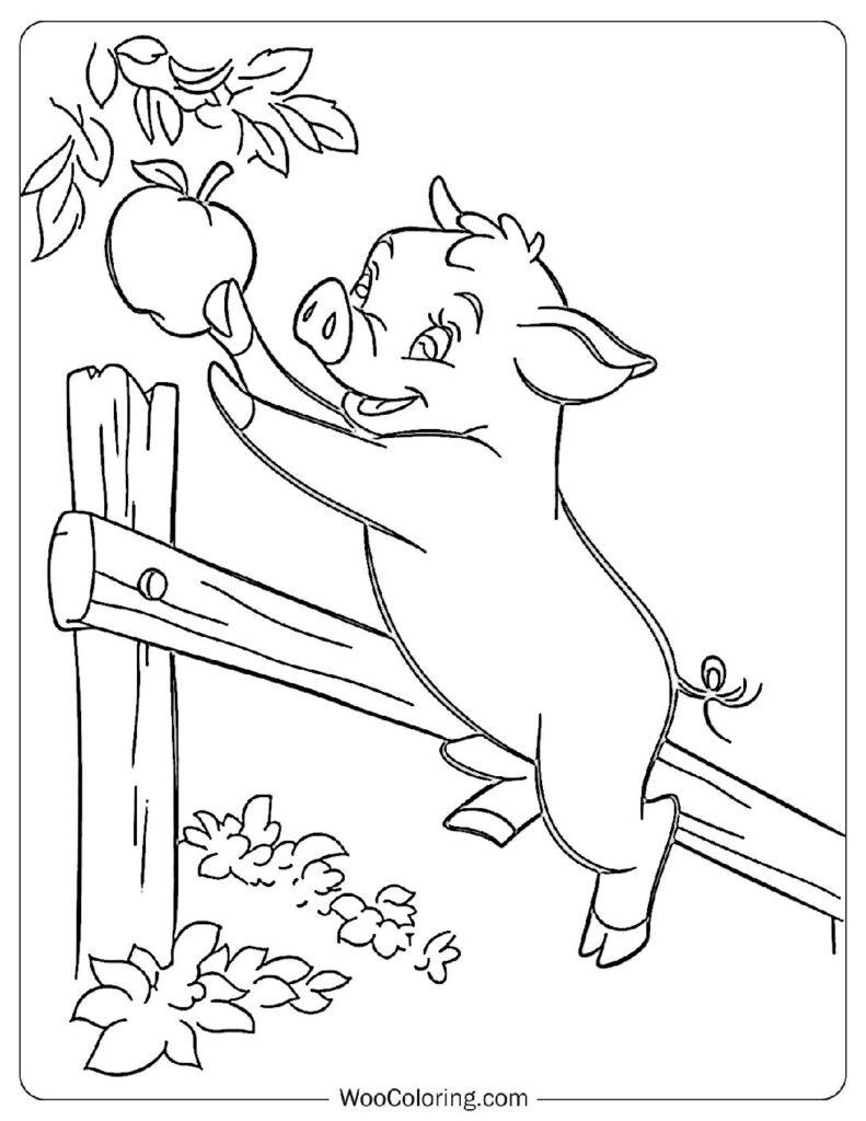 100+ Pig coloring pages (Free PDF To Print) | Woo Coloring