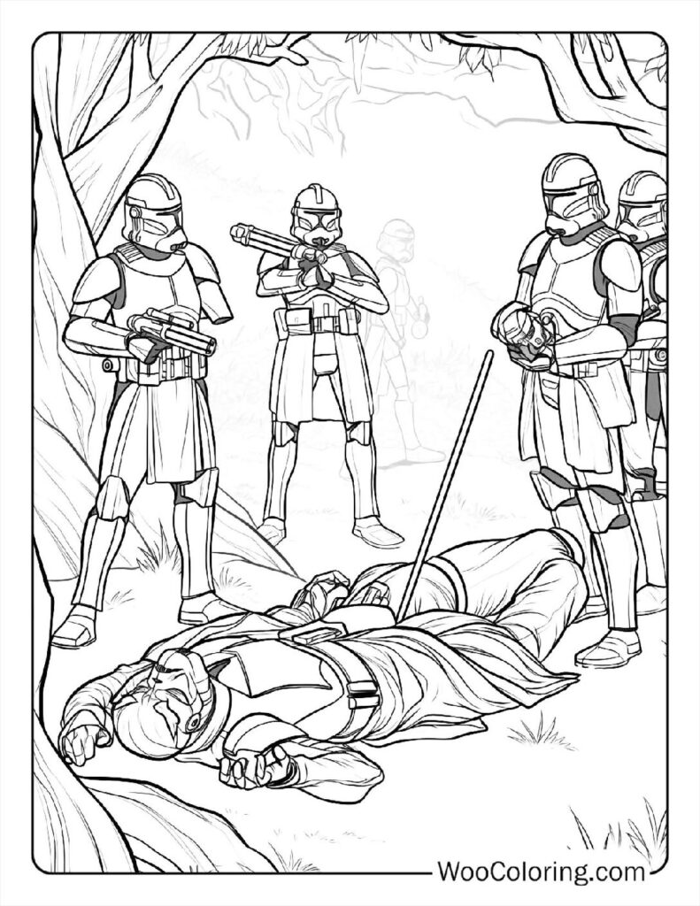 100+ Star Wars coloring pages (Free PDF To Print) | Woo Coloring
