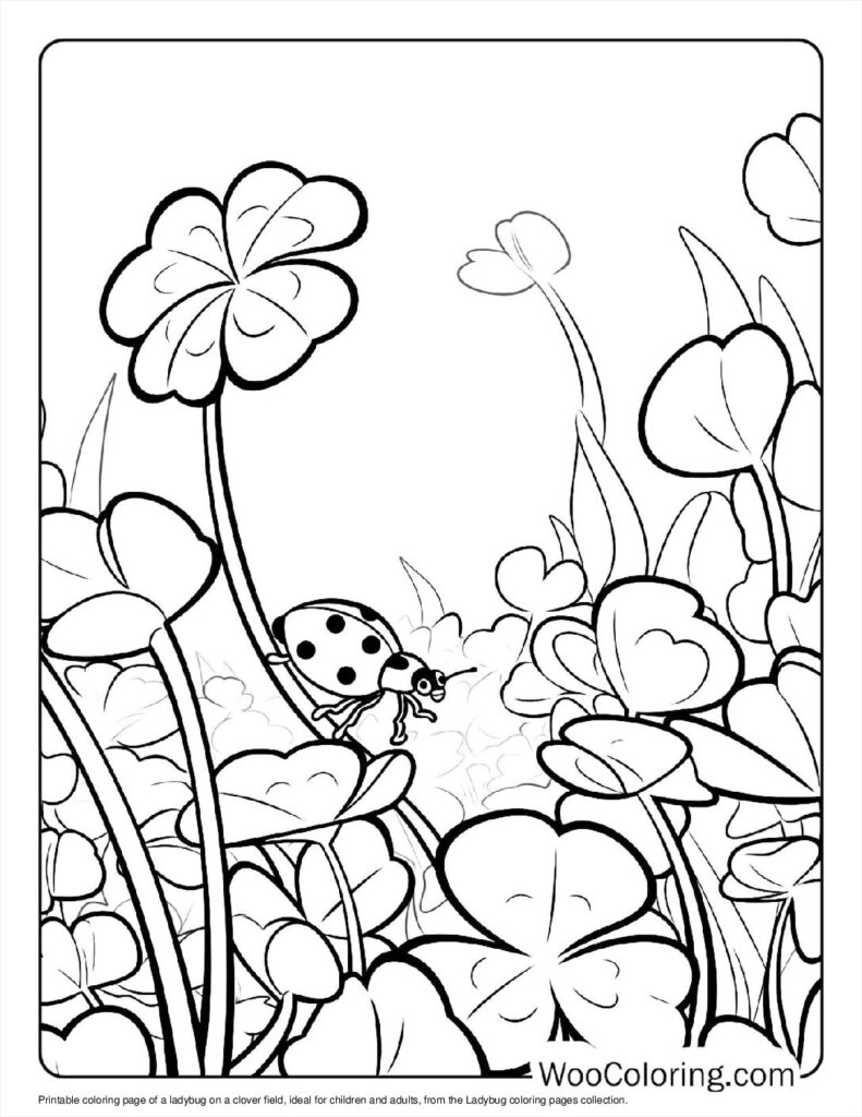 100+ Ladybug coloring pages (Free PDF To Print) | Woo Coloring