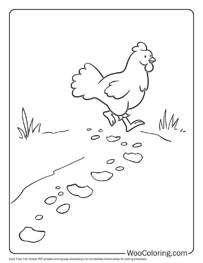 100+ Chicken coloring pages (Free PDF To Print) | Woo Coloring