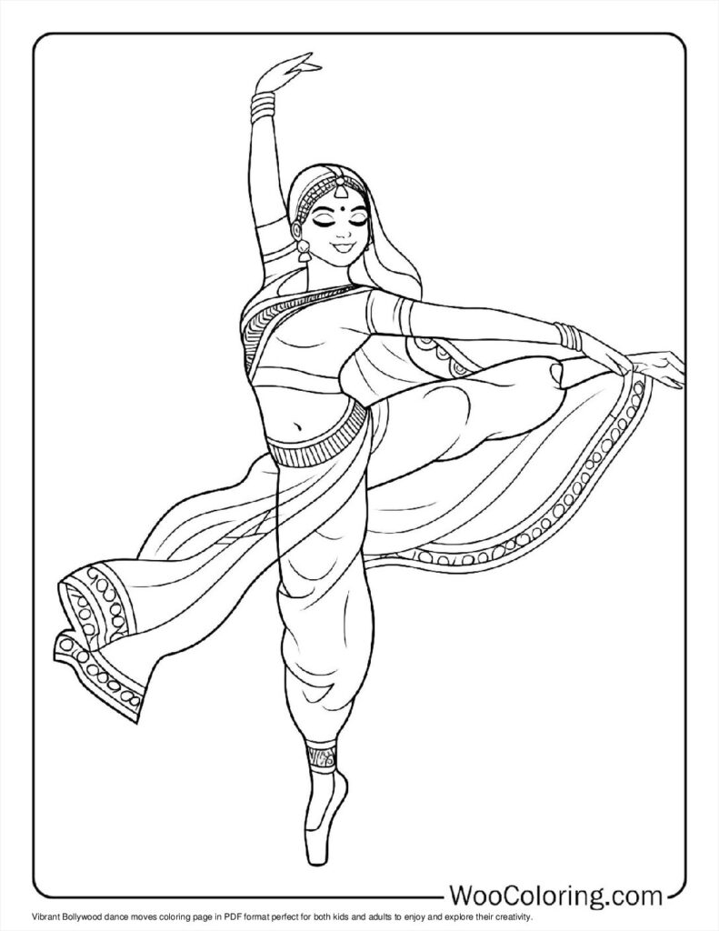 100+ Dancing coloring pages (Free PDF To Print) | Woo Coloring