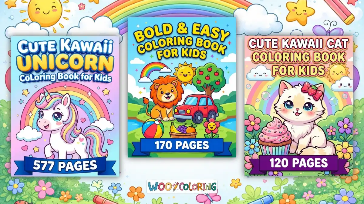 Free Coloring Books with 40,000+ Printable Pages (PDF)