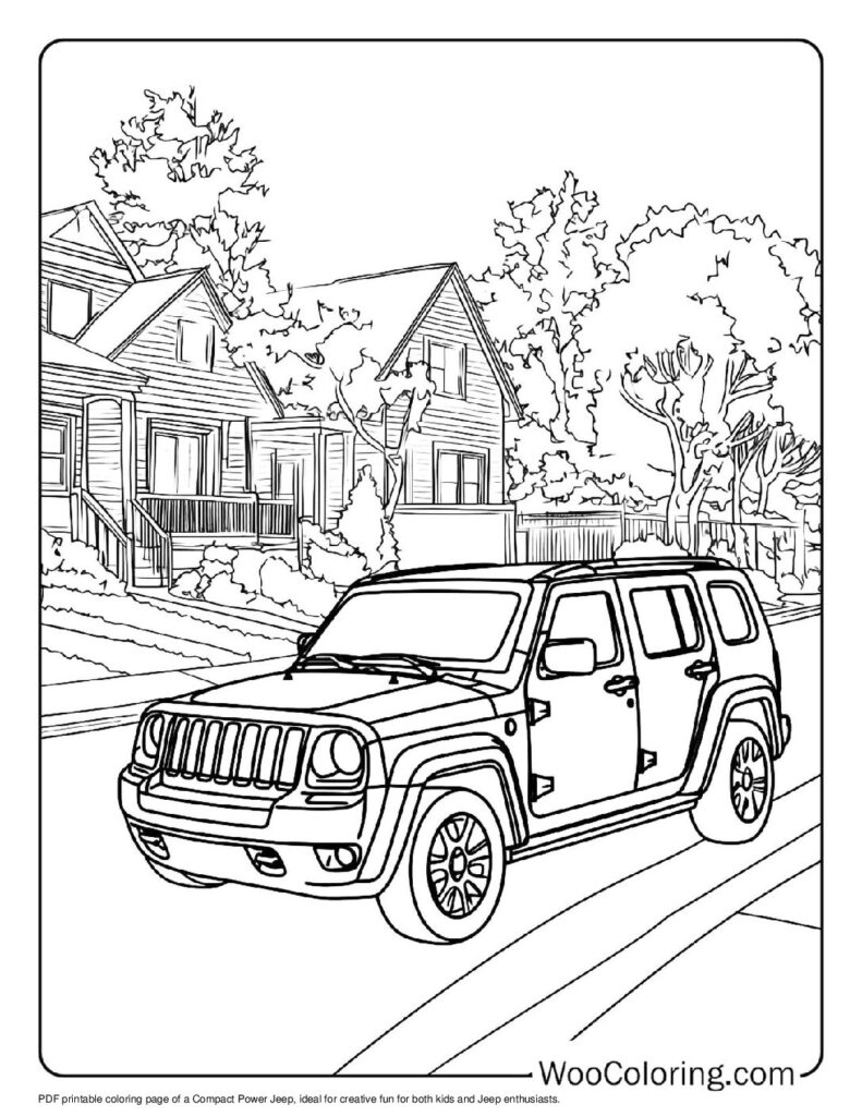 100+ Jeep coloring pages (Free PDF To Print) | Woo Coloring