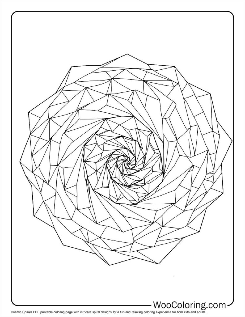 100+ Geometric coloring pages (Free PDF To Print) | Woo Coloring