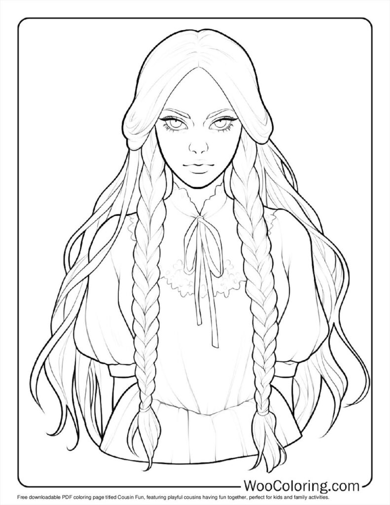 100+ Wednesday coloring pages (Free PDF To Print) | Woo Coloring