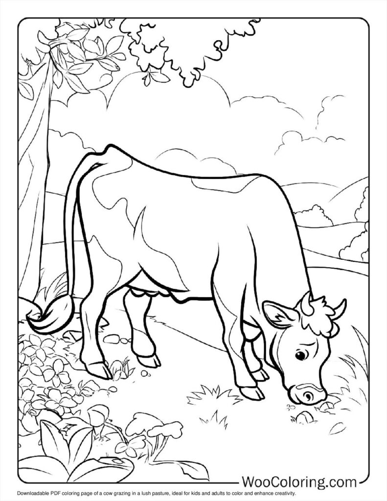 100+ Farm Animal coloring pages (Free PDF To Print) | Woo Coloring