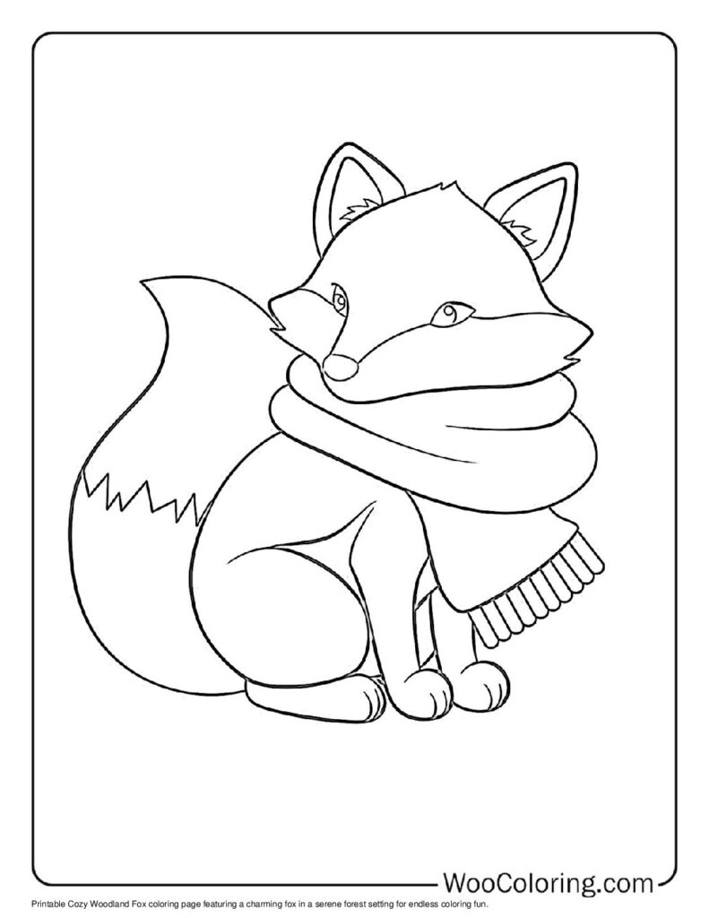 100+ Fox coloring pages (Free PDF To Print) | Woo Coloring